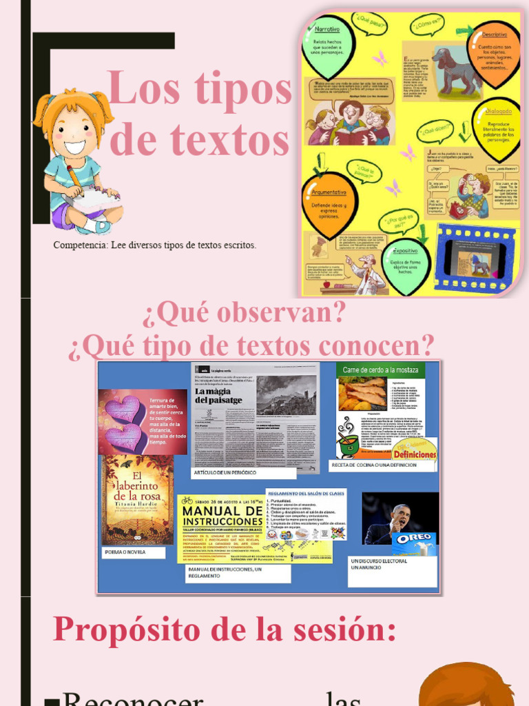 Conocemos Los Tipos de Textos | PDF Conocemos Los Tipos de Textos | PDF