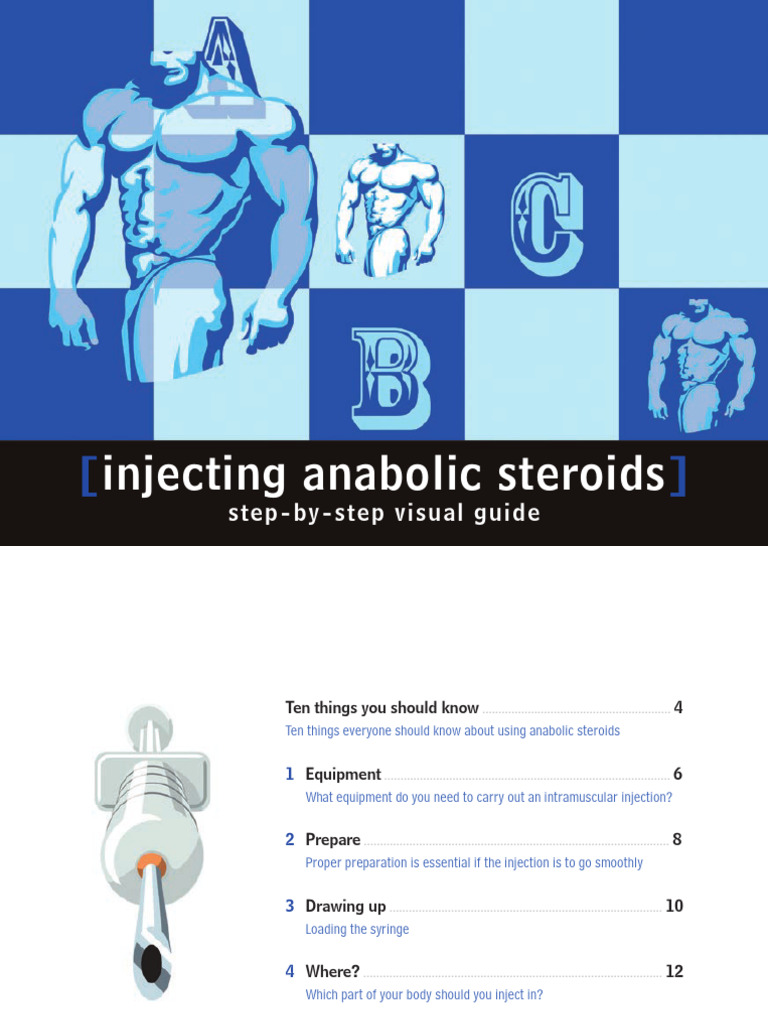 Injecting Anabolic Steroids: Step-By-Step Visual Guide | PDF | Self ...