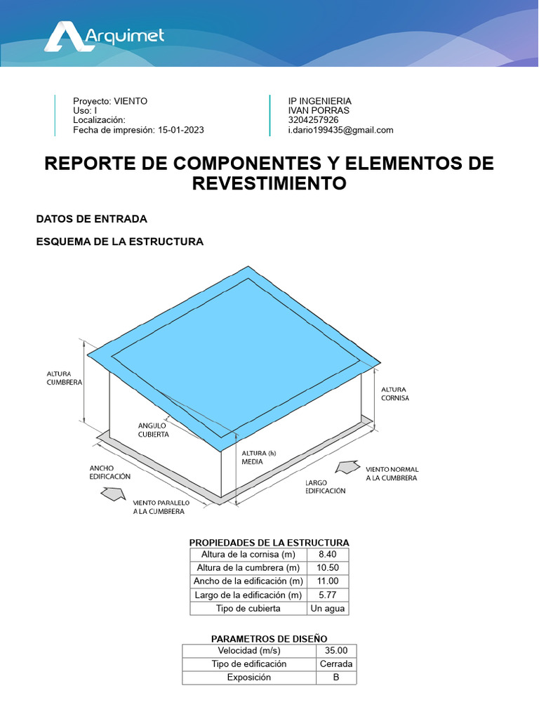 Informe de Diseño Estructural VIENTO | PDF | Ingeniería mecánica ...