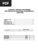 Electrical Switchboard Test and Commissioning Procedure | PDF ...