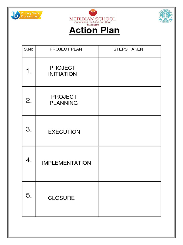 English Term2 Investigatory Project-Action Plan. | PDF