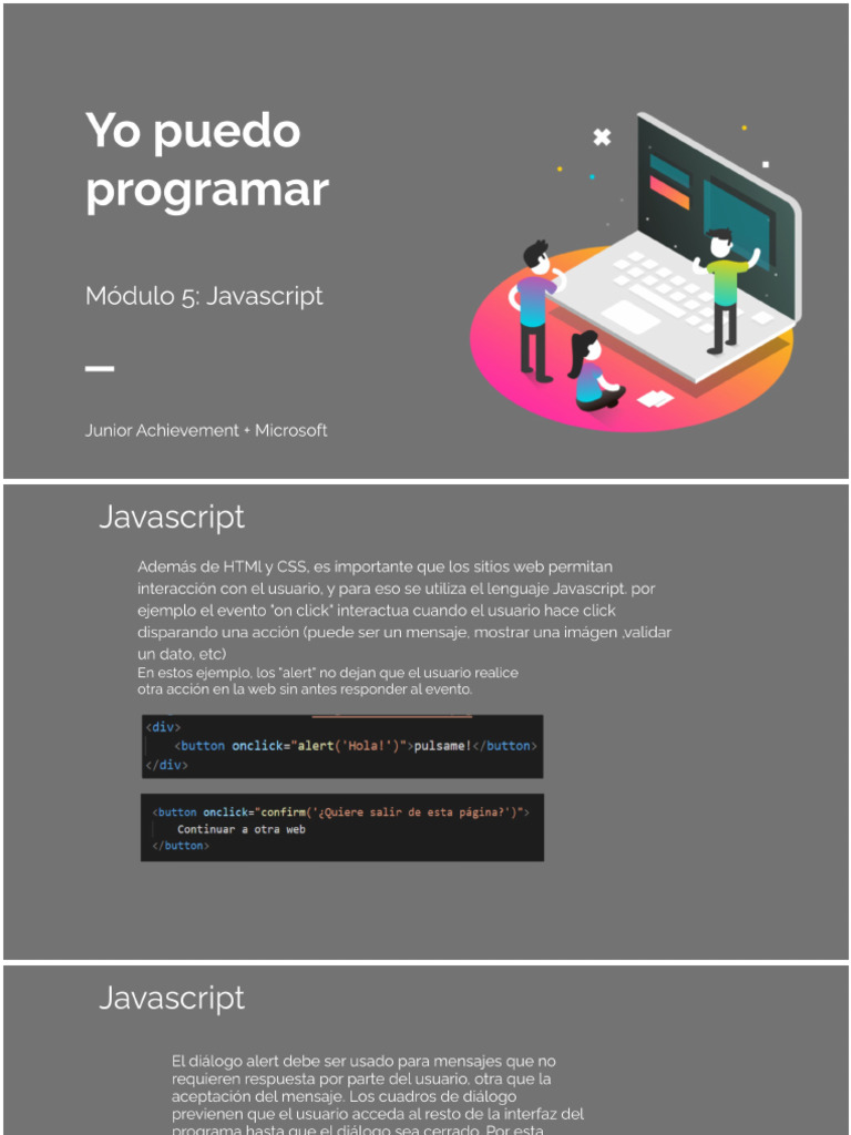 Guia 5 Javascript | PDF