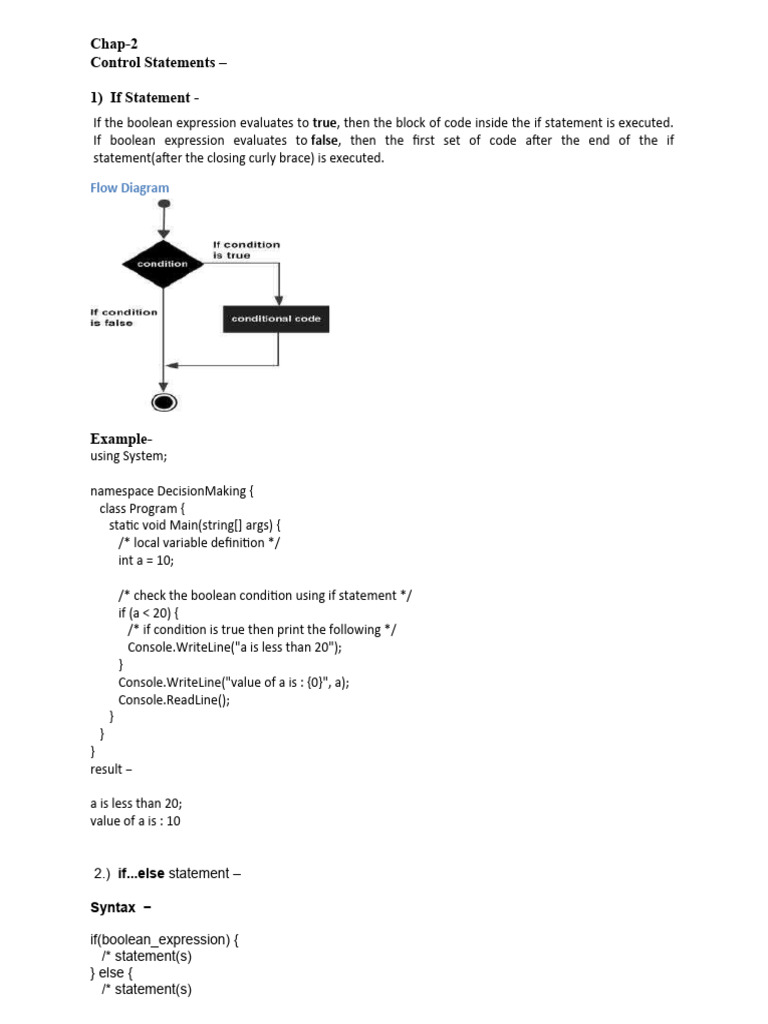 Chap2.. Main Method | PDF | Control Flow | Computer Science