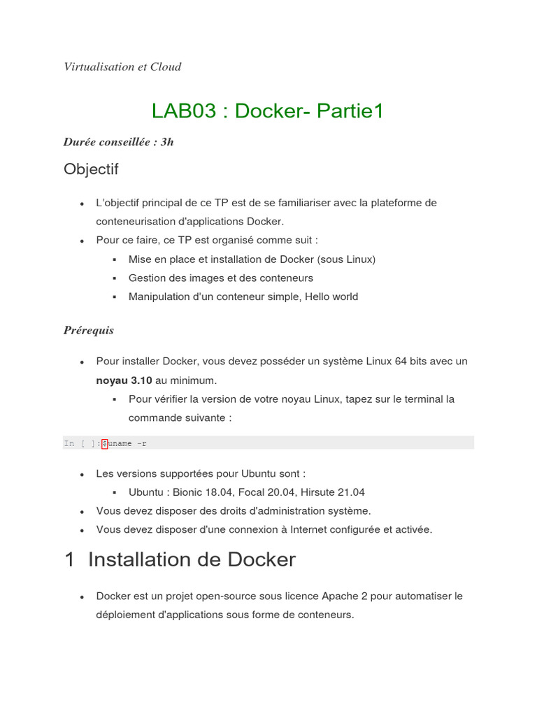 TP1 Docker | PDF
