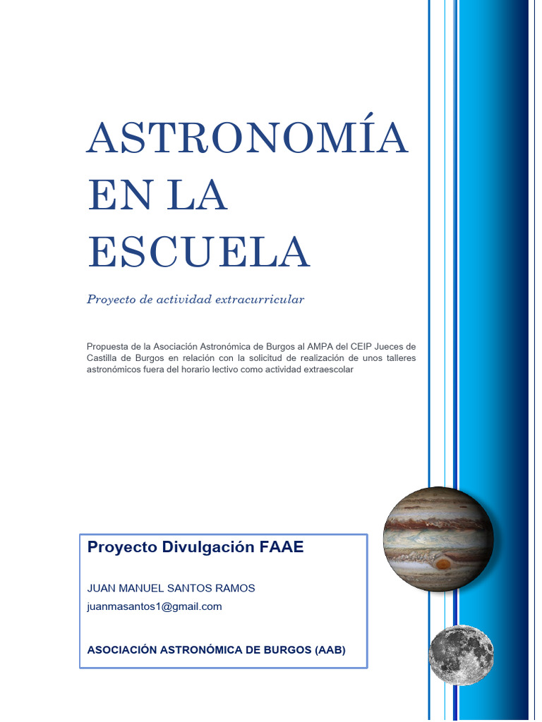 Astronomía en La Escuela | PDF