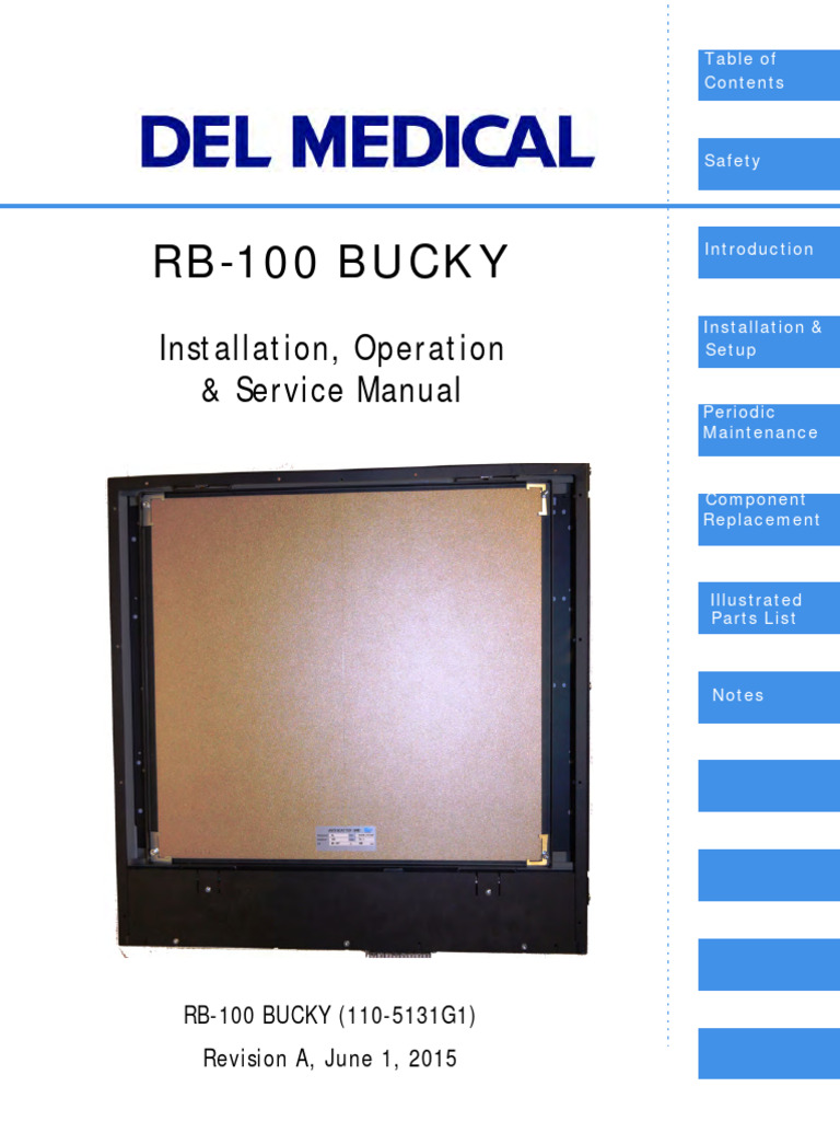8000-RB-100 Installtion, Operation & Service Manual Rev. A (6-1-15 ...