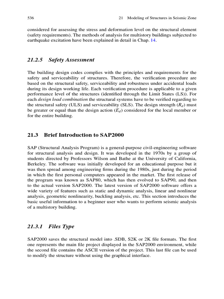 T5.5.Modeling of Structures For EQ Loading Using SAP2000 | PDF