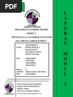 Modul Gambar Teknik Arsitektur S1 | PDF