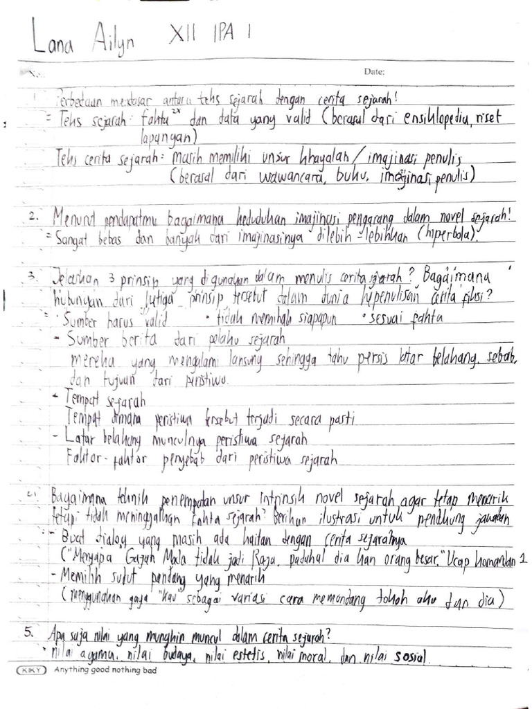 Lana Ailyn XII IPA 1 | PDF Lana Ailyn XII IPA 1 | PDF