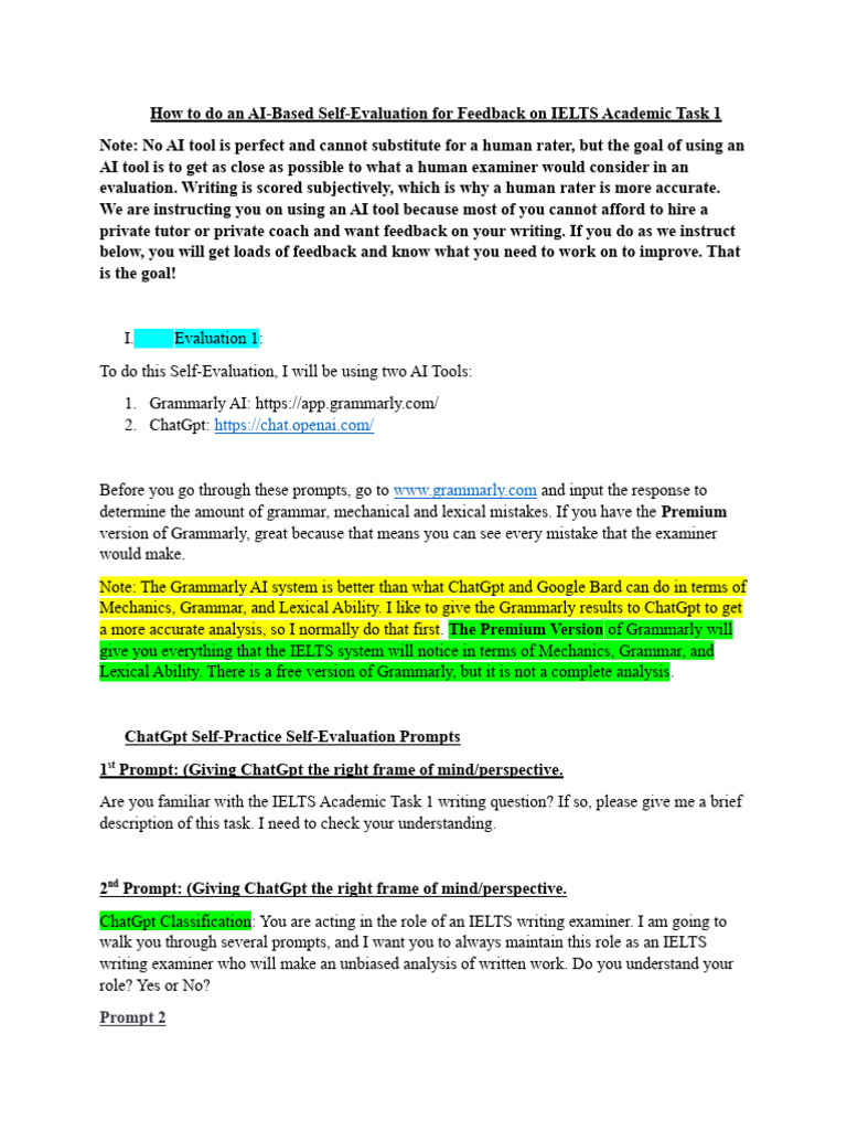 Task 1 ChatGpt+Evaluation+How+to | PDF