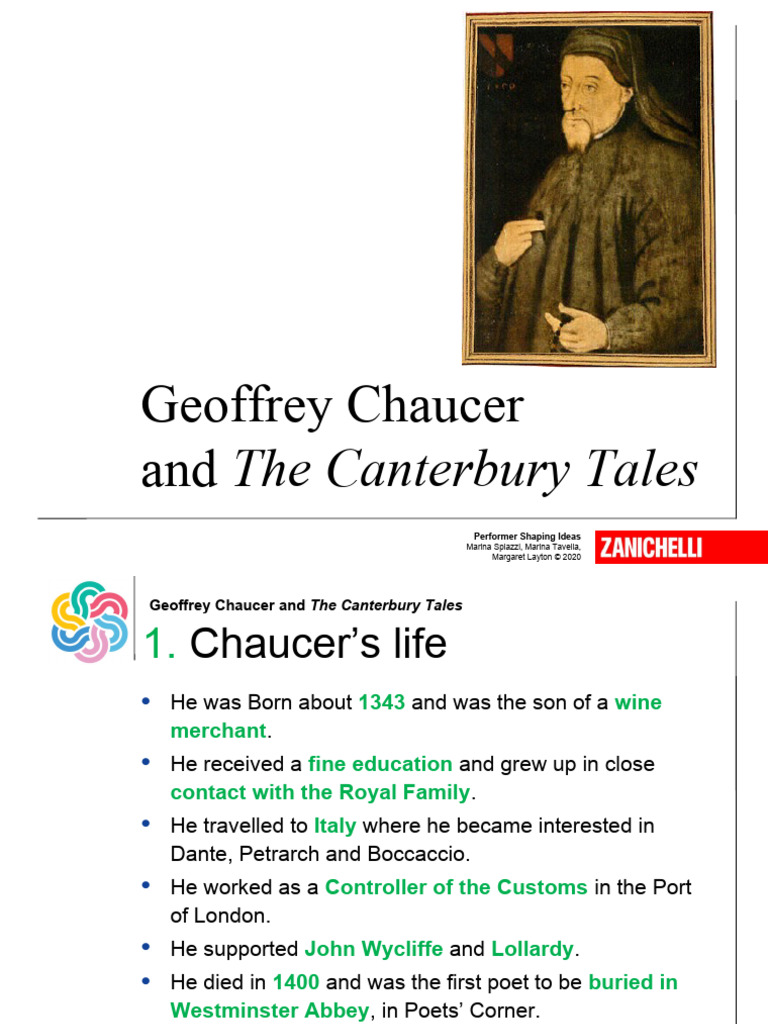 Geoffrey Chaucer | PDF | The Canterbury Tales