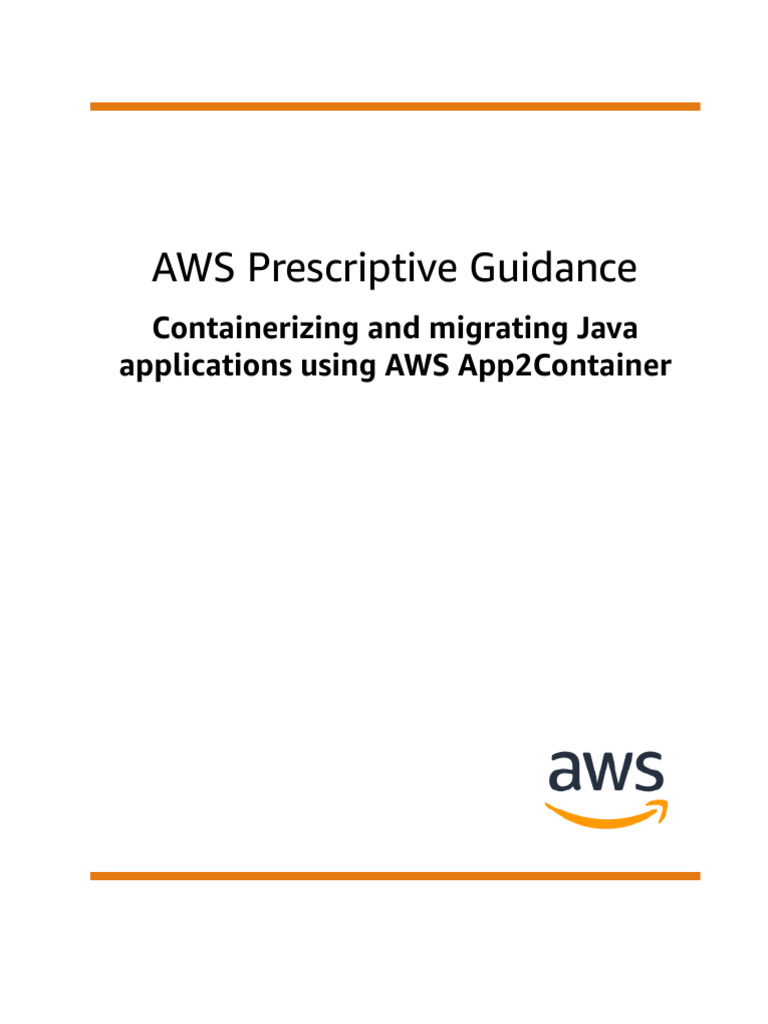 Containerize Java A2c in Aws | PDF | Cloud Computing | Databases Containerize Java A2c in Aws | PDF | Cloud Computing | Databases