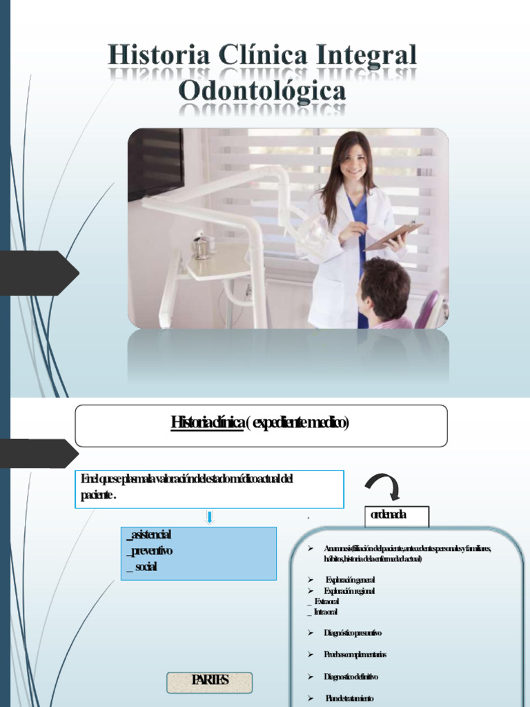 Historiaclinicaodontologica Examen Intra y Extra Oral | PDF | Historial médico | Odontología