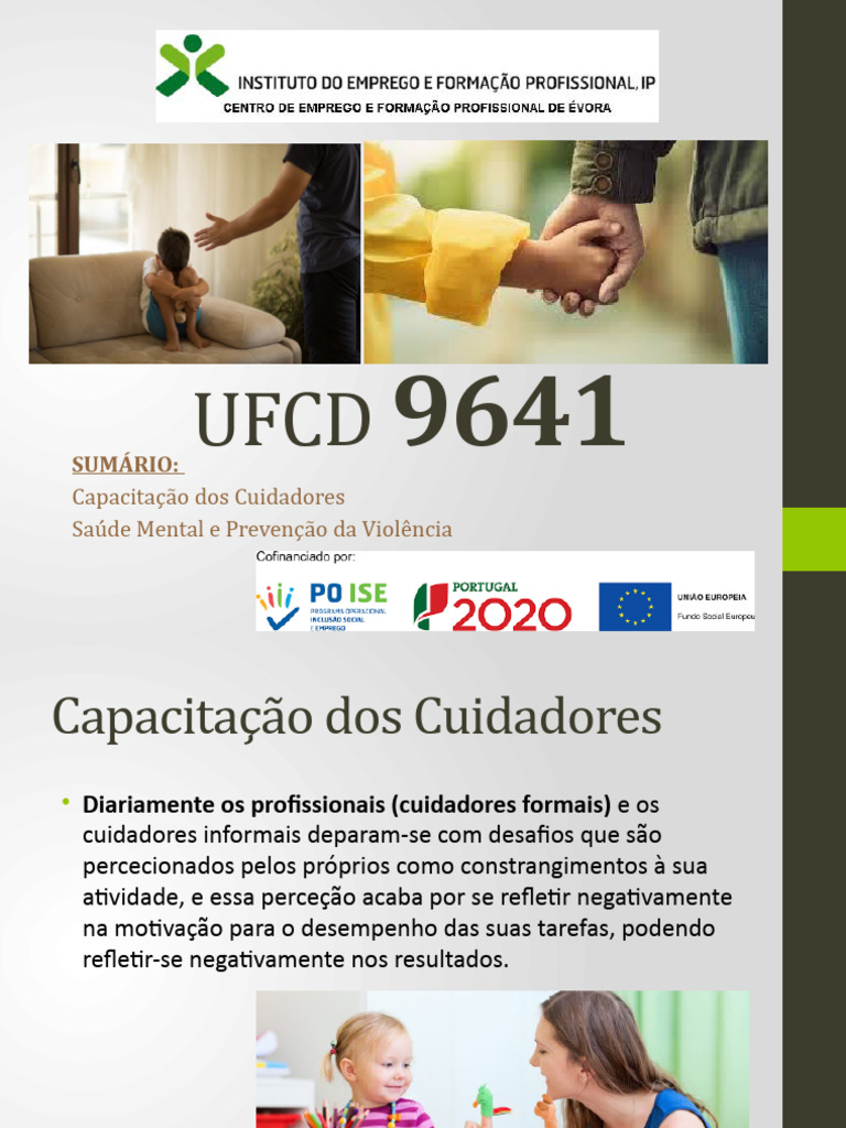 UFCD 9641 4 CapacitacaoCuidadores | PDF | Estilo de vida