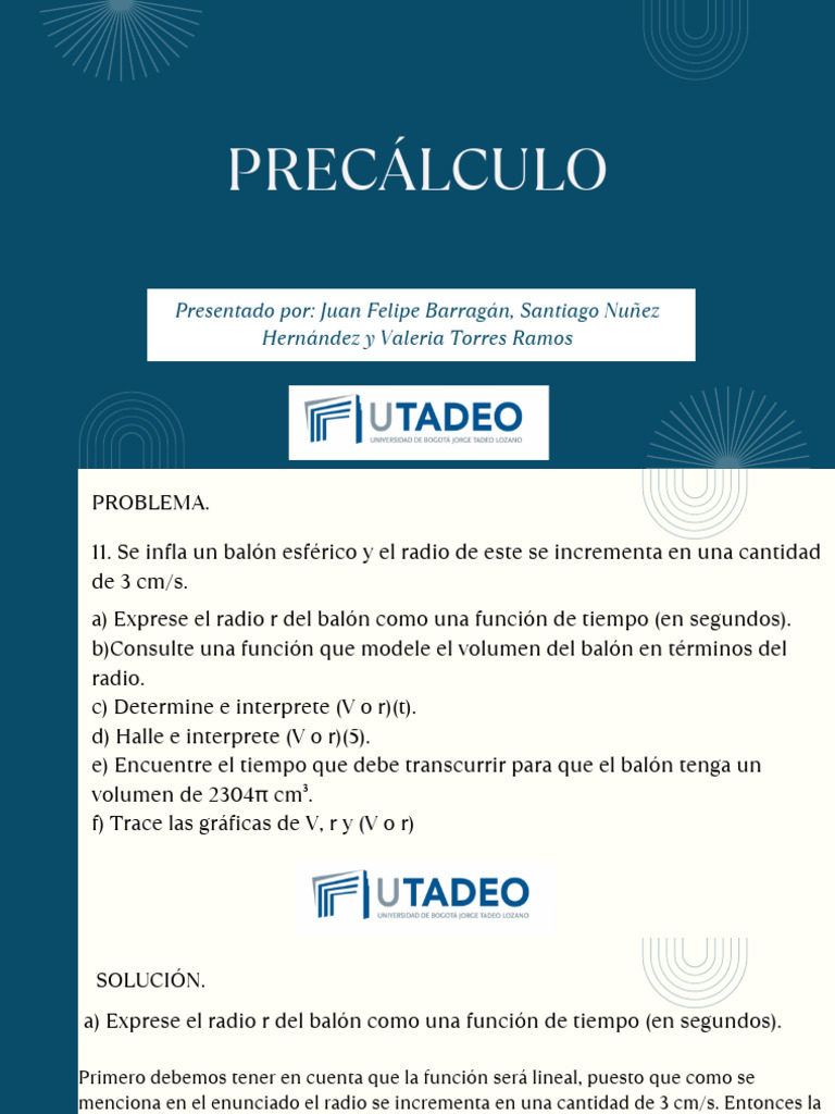 Precalculo 2 (1) | PDF | Función (Matemáticas) | Matemáticas Aplicadas