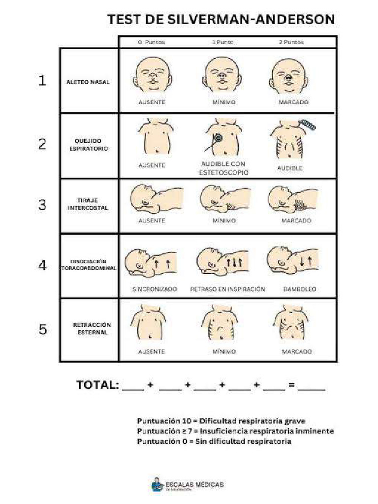 Escala De Silverman Dfatipos De Disnea