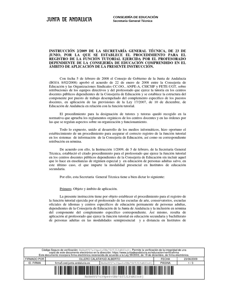 Instrucciones Registro Funcion Tutorial | PDF