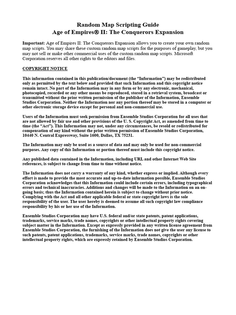 Campaing Files Saves AOE | PDF | Copyright | Information