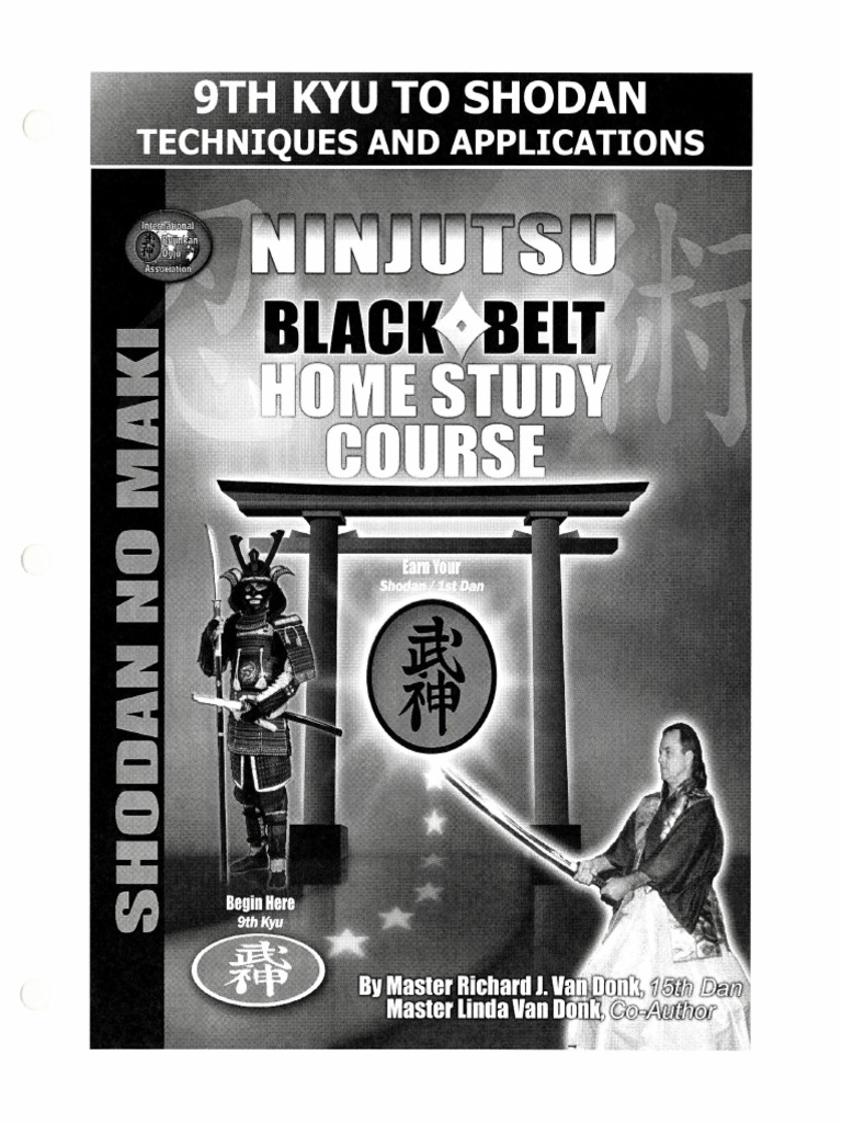 Ninjutsu Blackbelt Home Study Course - Ninjutsu Shodan Manual - Part 3 ...
