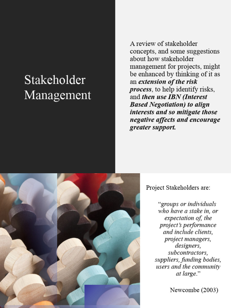 Stakeholder Management | PDF