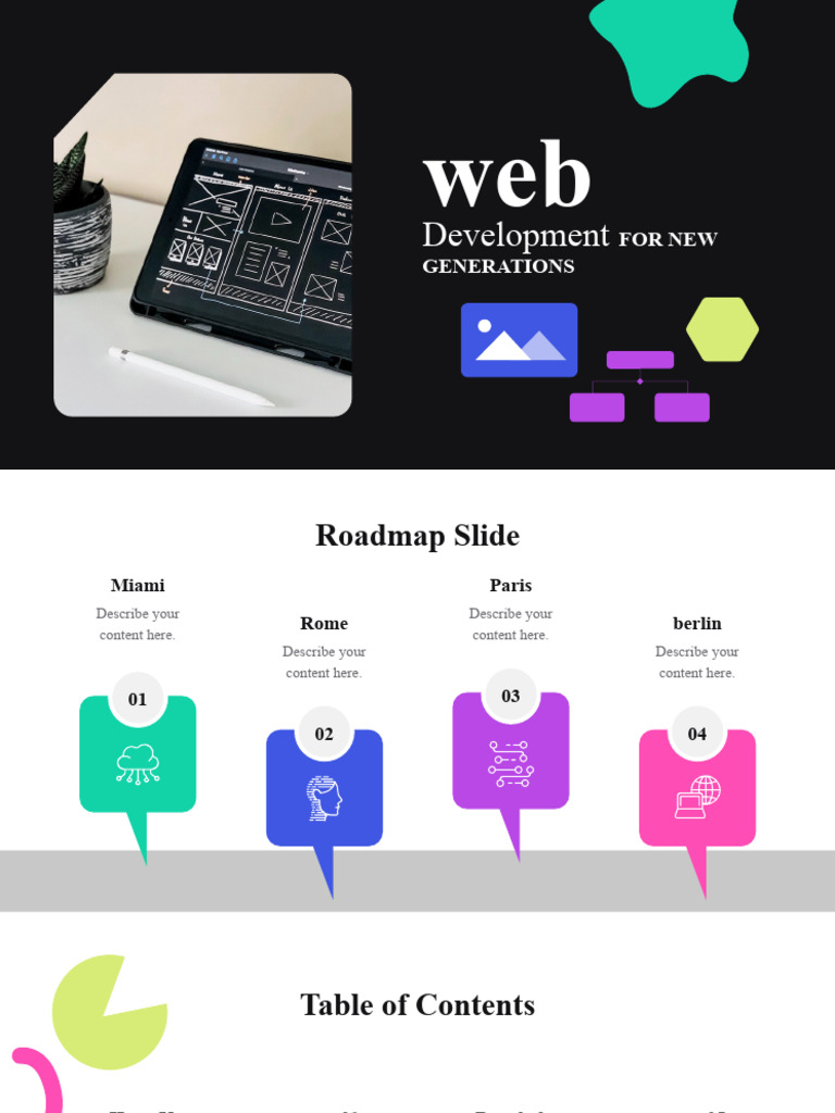 Web Development Graphic Presentation Purple Variant | PDF ...