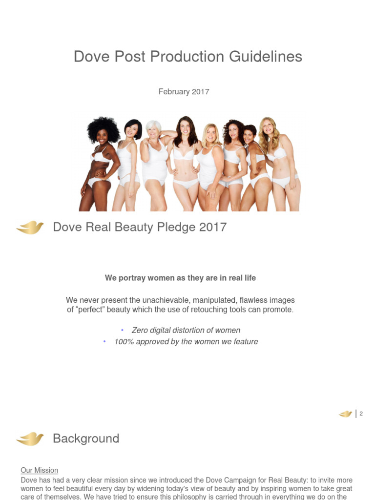 23 Dove Guidelines - Post Production | PDF | Career & Growth | Self-Improvement