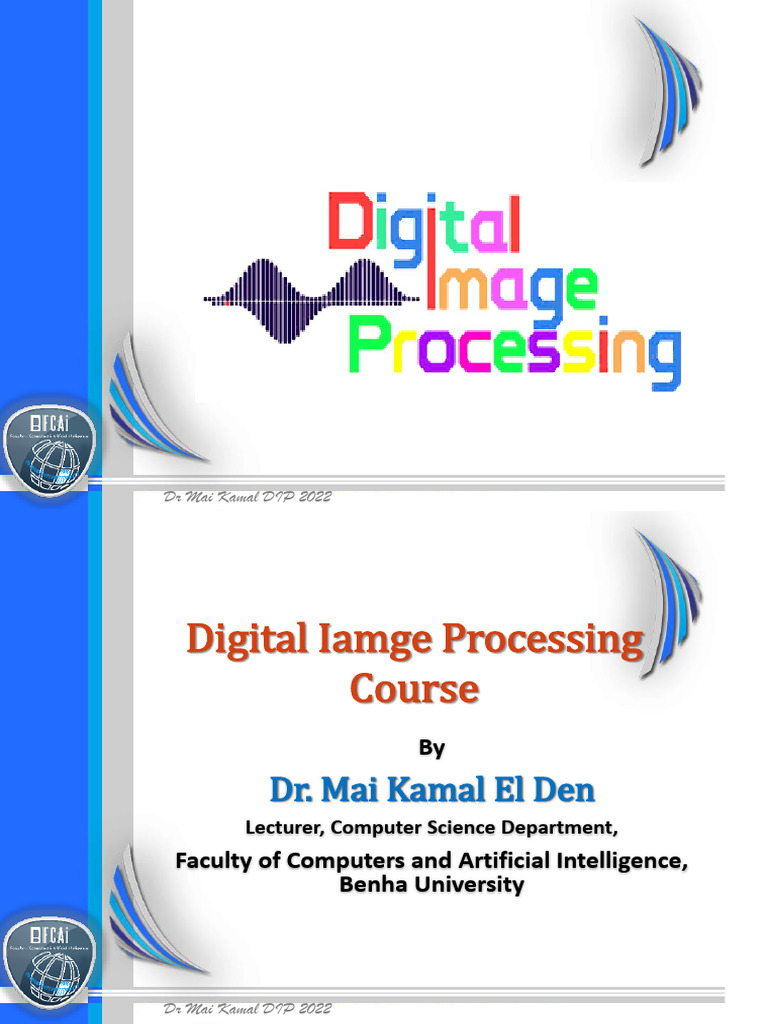 Digital Image Processing Course Overview | PDF | Theoretical Computer ...