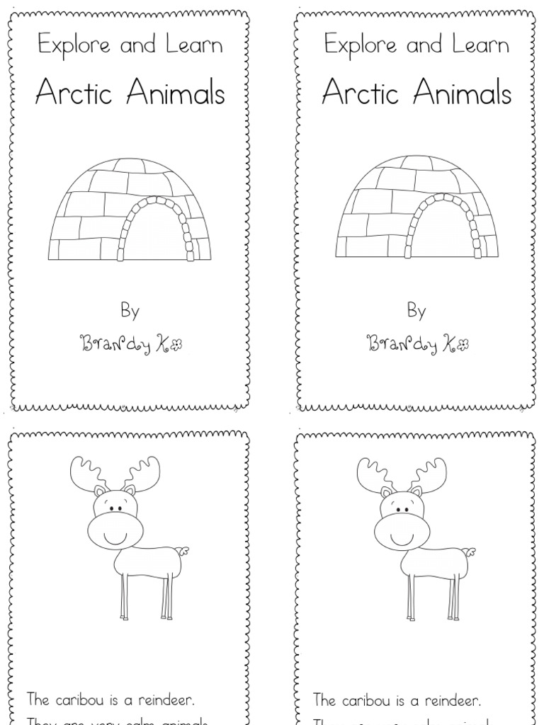 FREEArctic Animal Emergent Reader | PDF
