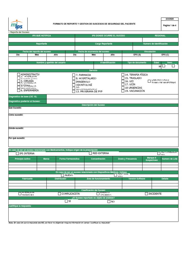 Formato Analisis Evento Adverso | PDF | Seguridad del paciente | Farmacia