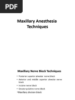 Maxillary Dental Injection Techniques | PDF | Dentistry | Dentistry ...