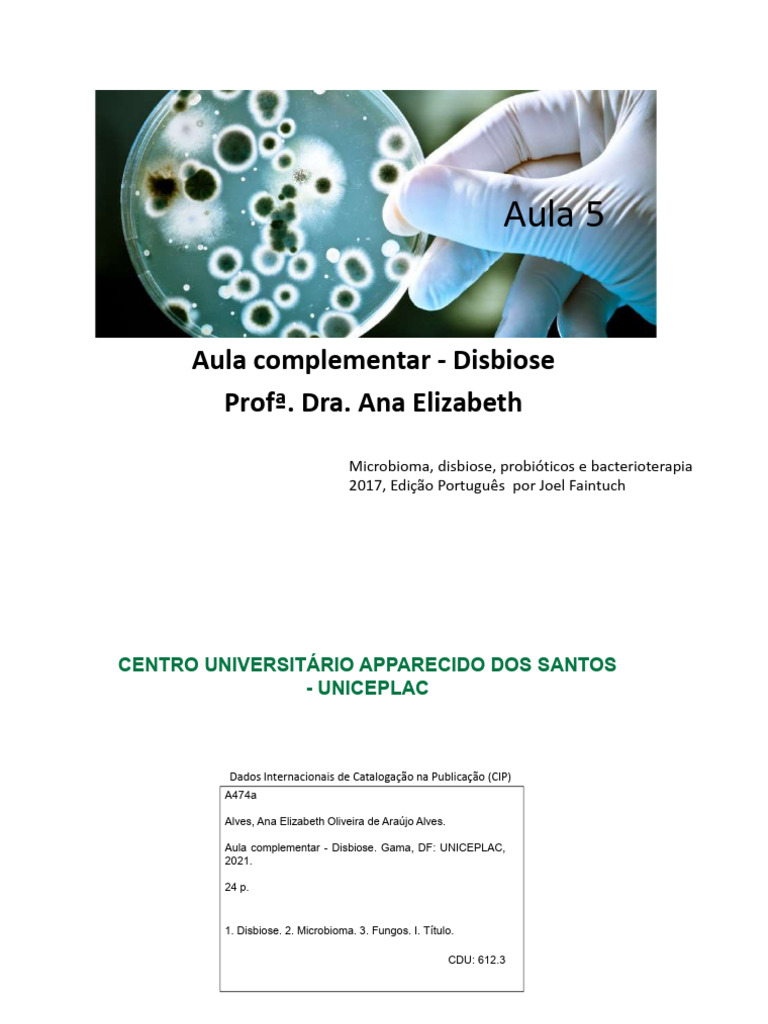 Disbiose - Aula Complementar | PDF