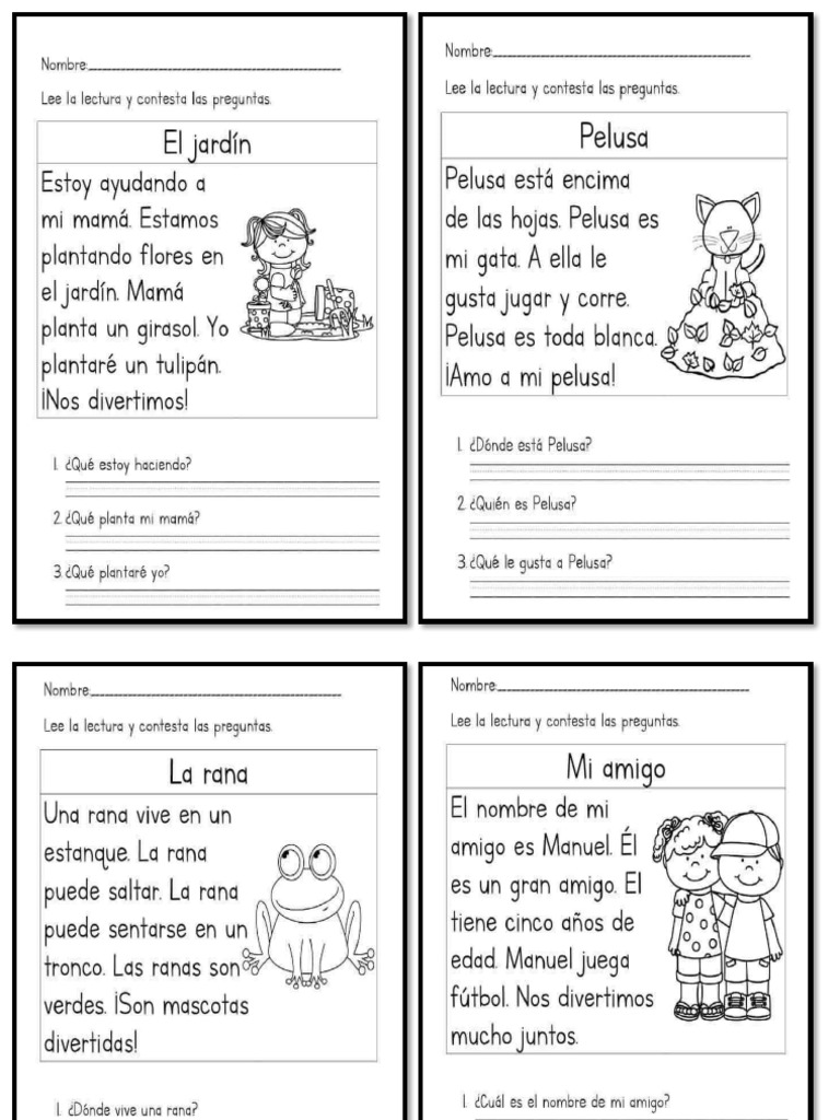 COMPRENSIÓN DE LECTURA (1) Nati | PDF