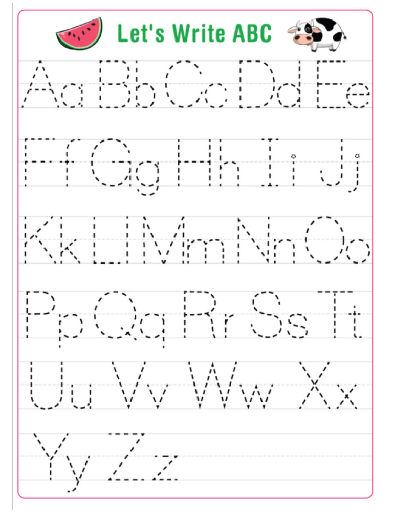 Letter and Number Practice | PDF