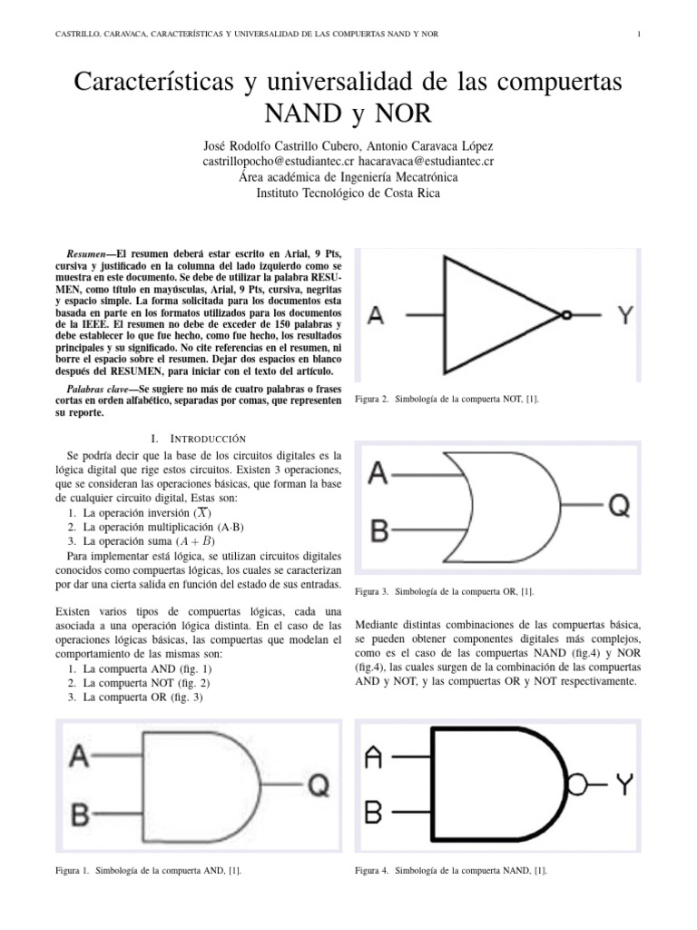 Informe Experimento 5 Electr Nica Digital | PDF