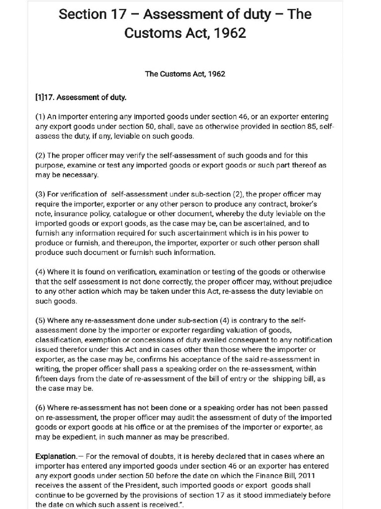 Assessment of Duty - A2Z Taxcorp LLP - Page-0001 | PDF