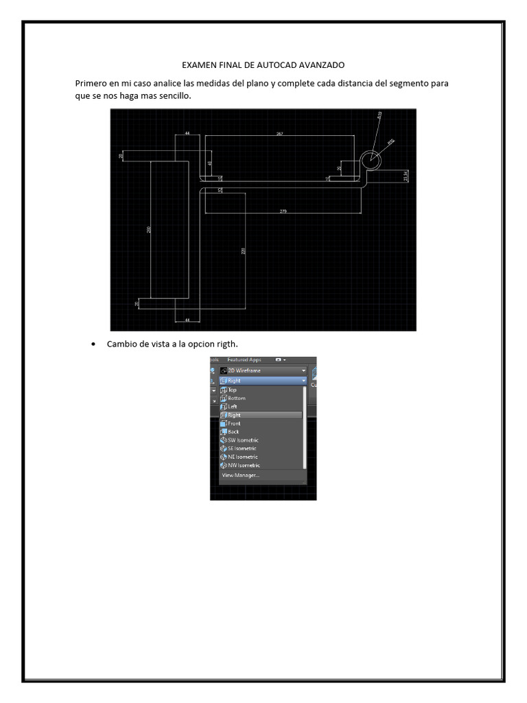 Examen Final de Autocad Avanzado | PDF