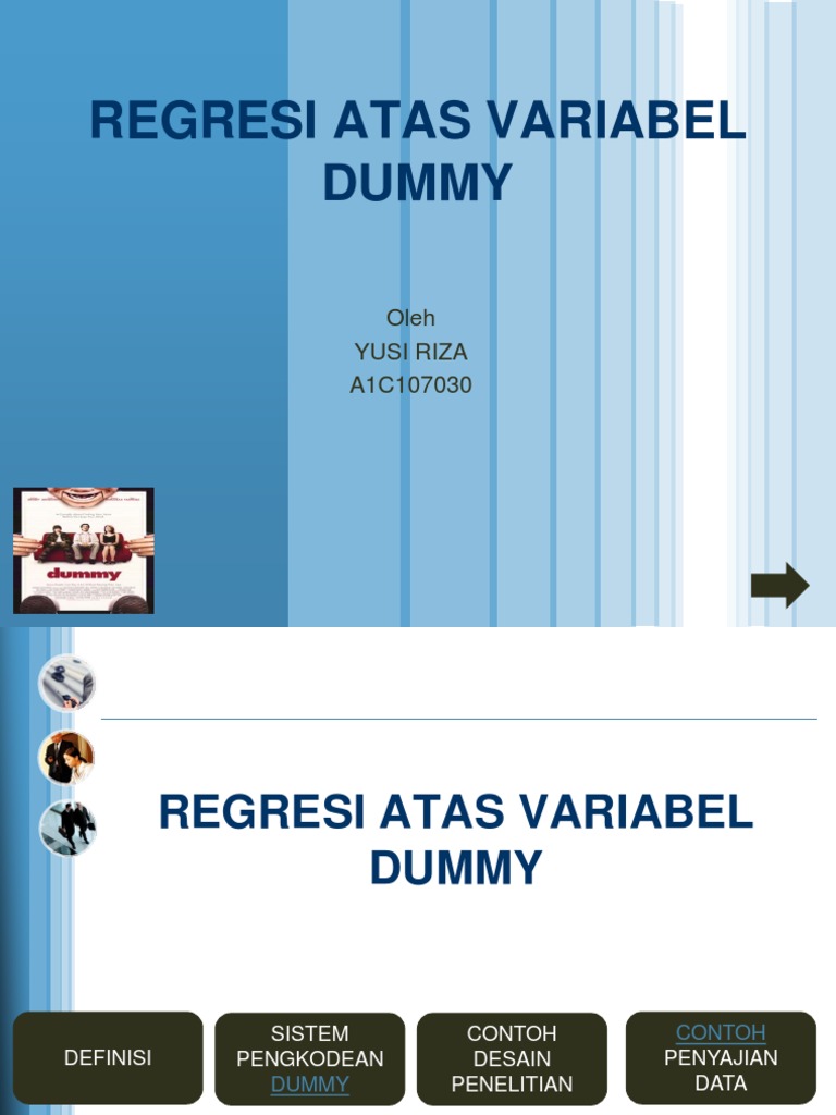 Regresi Atas Variabel Dummy | PDF