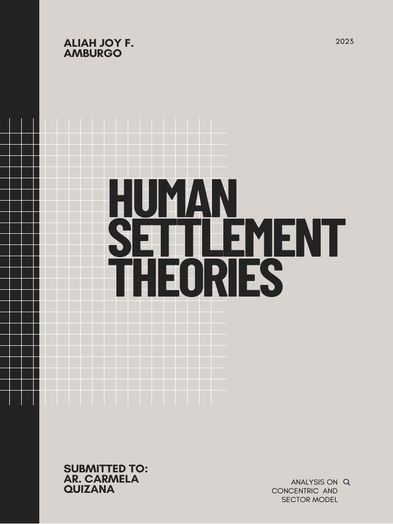 Urban Settlement Models | PDF