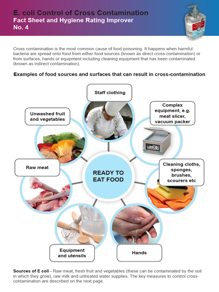 Cross Contamination | PDF | Hygiene | Refrigerator