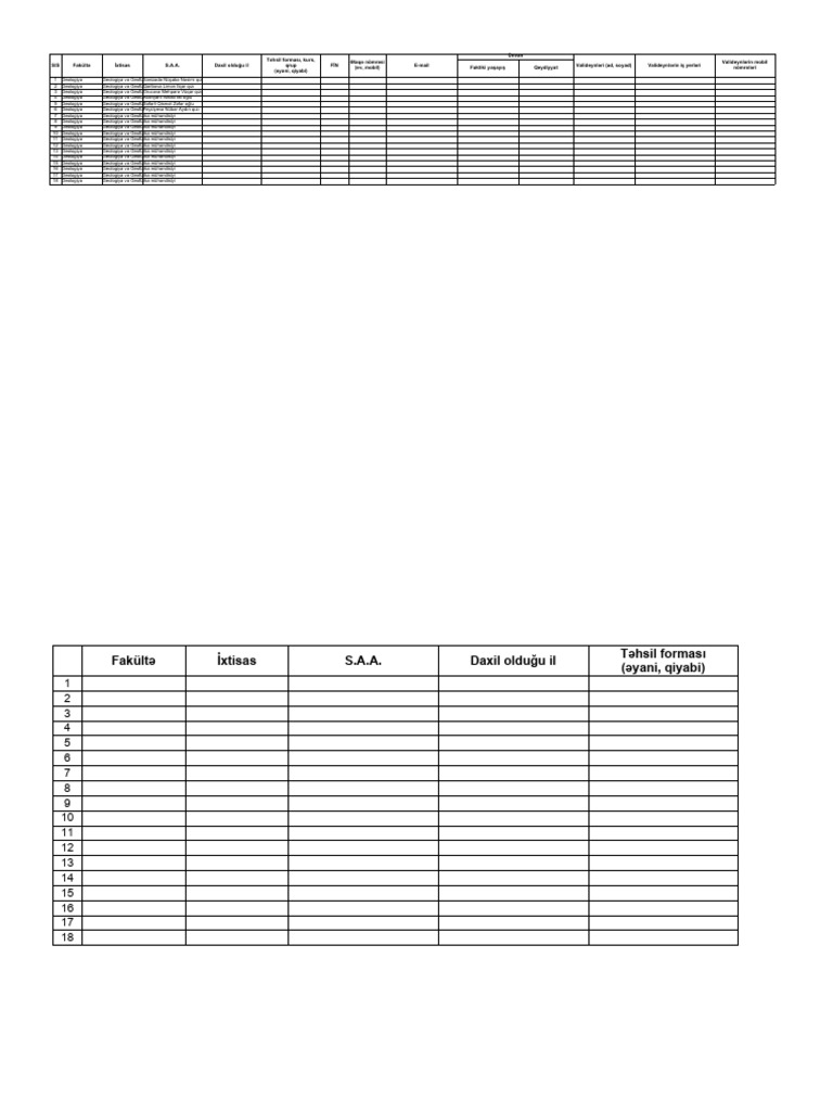 Anket Formasıı | PDF