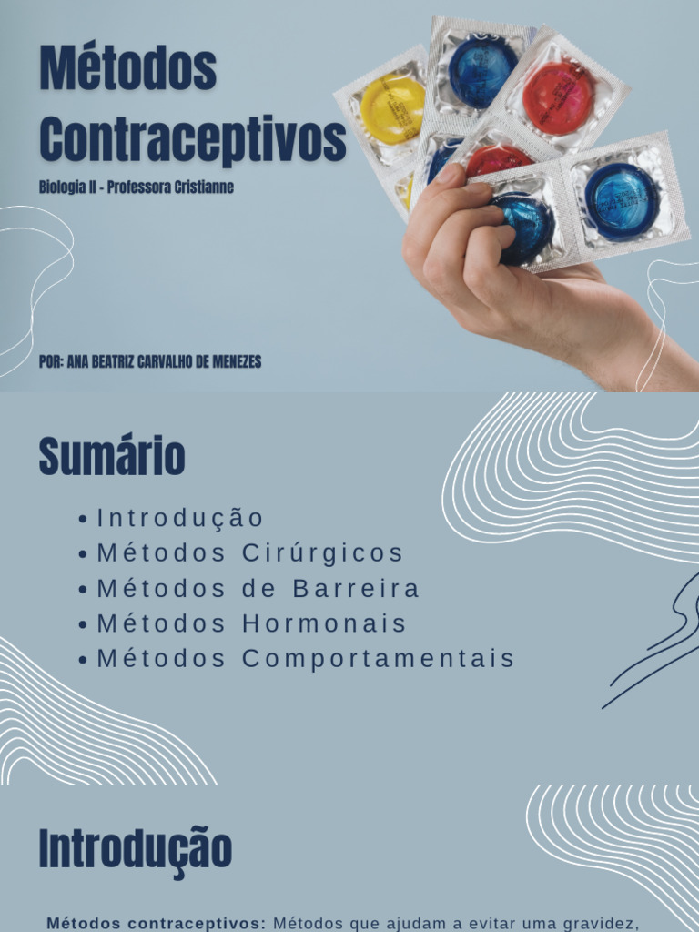Métodos Contraceptivos | PDF