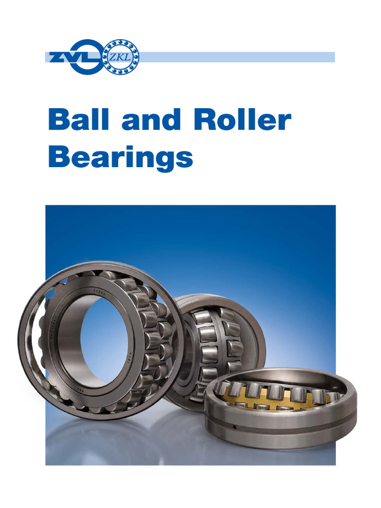 ZVL ZKL | PDF | Bearing (Mechanical) | Manufactured Goods