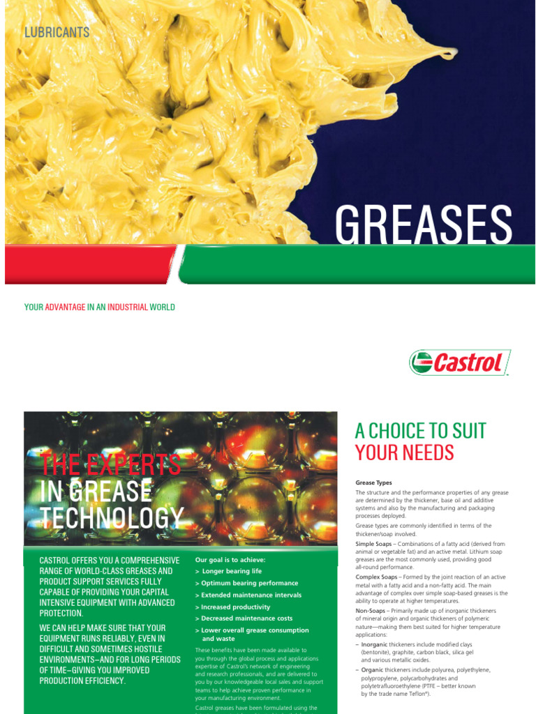 Gease | PDF | Lubricant | Bearing (Mechanical)