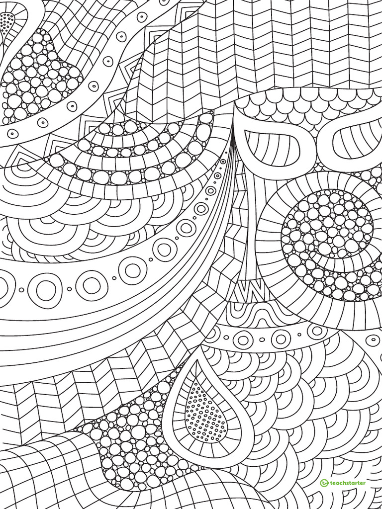 Mindfulness Colouring in Sheets Portrait A Do Be Reader | PDF