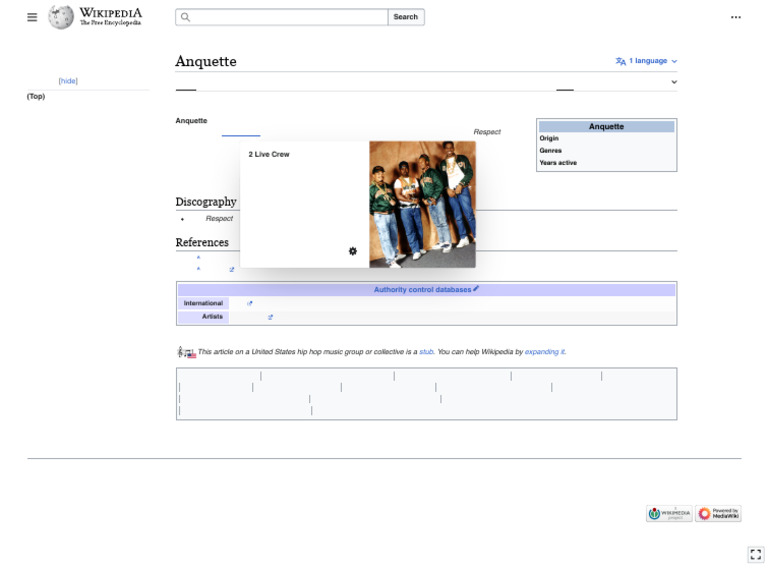 Anquette - Wikipedia | PDF