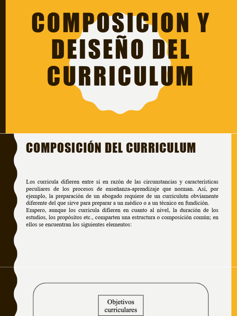 Composición Del Curriculum - 1 | PDF | Arte