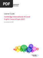 Learners Guide 9093 | PDF | Language Acquisition | English Language