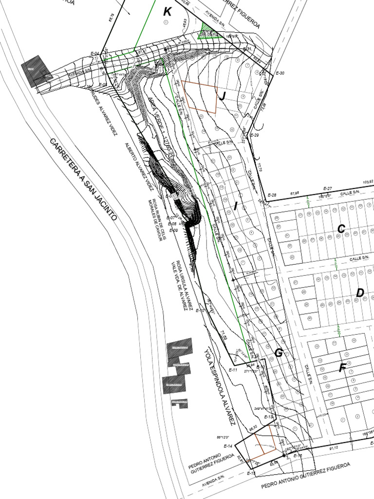 TALUD CAD Plano en Planta | PDF