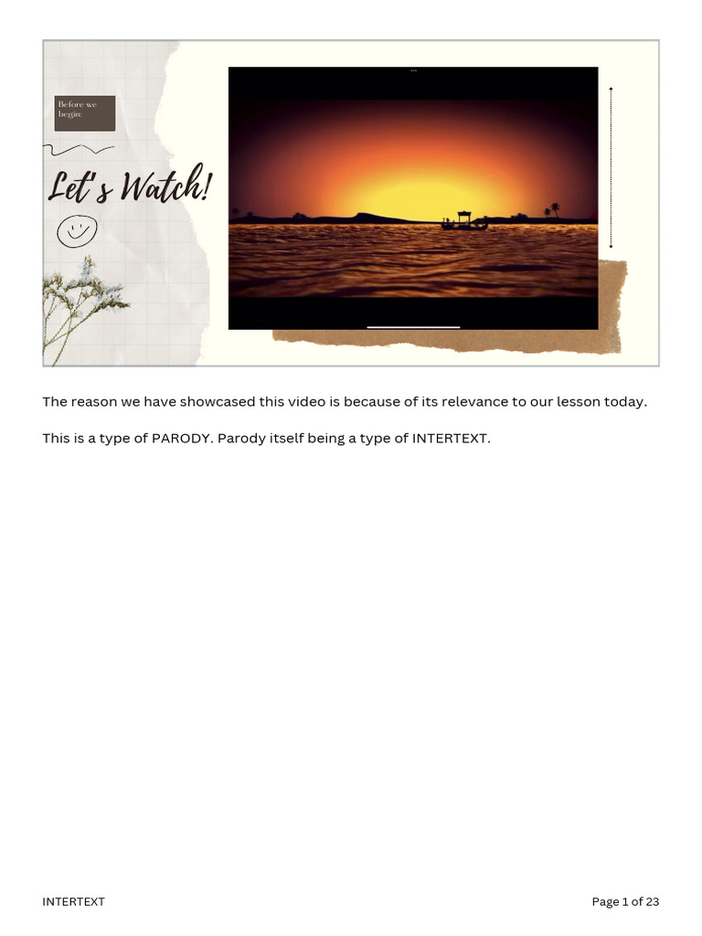 INTERTEXT | PDF | Intertextuality | Human Communication