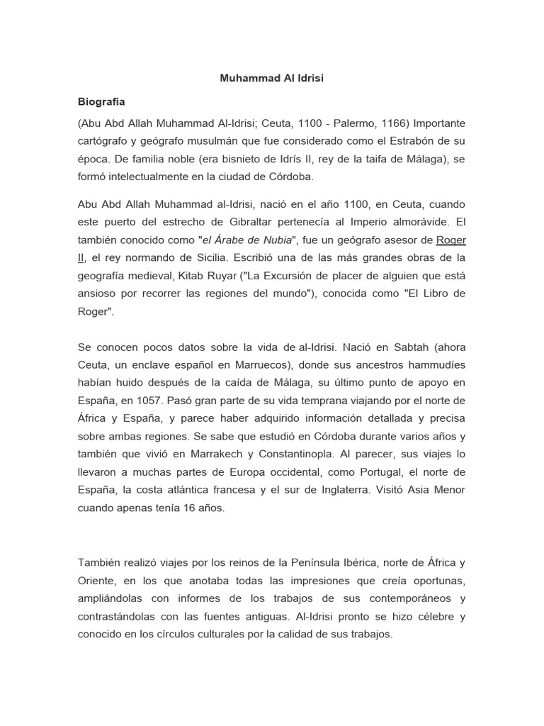 Muhammad Al Idrisi UDH | PDF